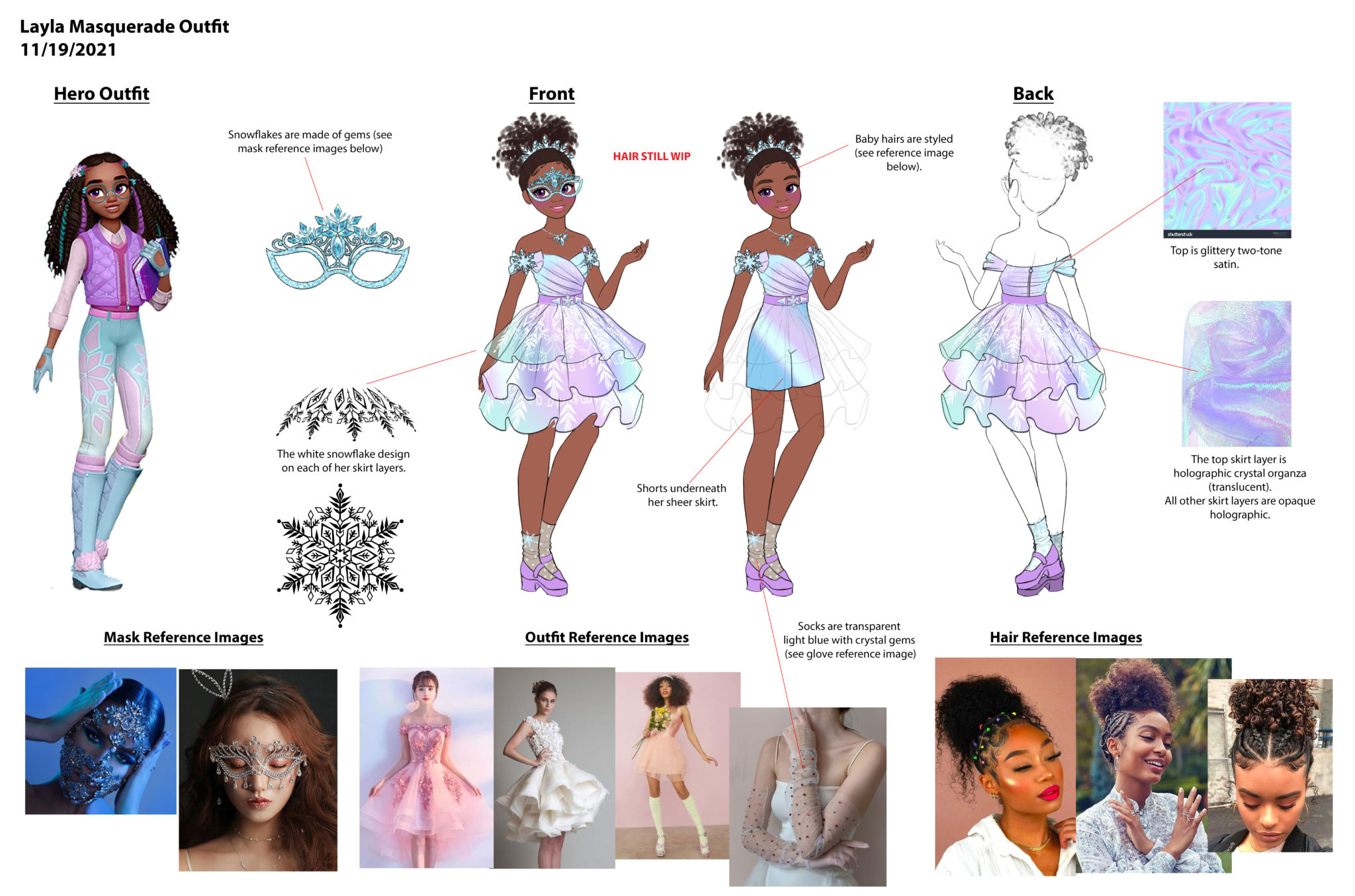 Unicorn Academy Masquerade Character Designs - MJ Hsu Art