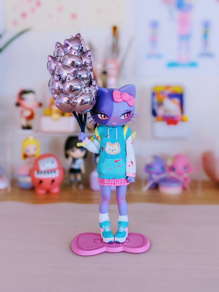 Custom Candie Bolton Hello Kitty Figurine - MJ Hsu Art